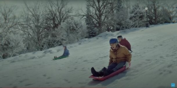 Amazon Christmas ad 2023