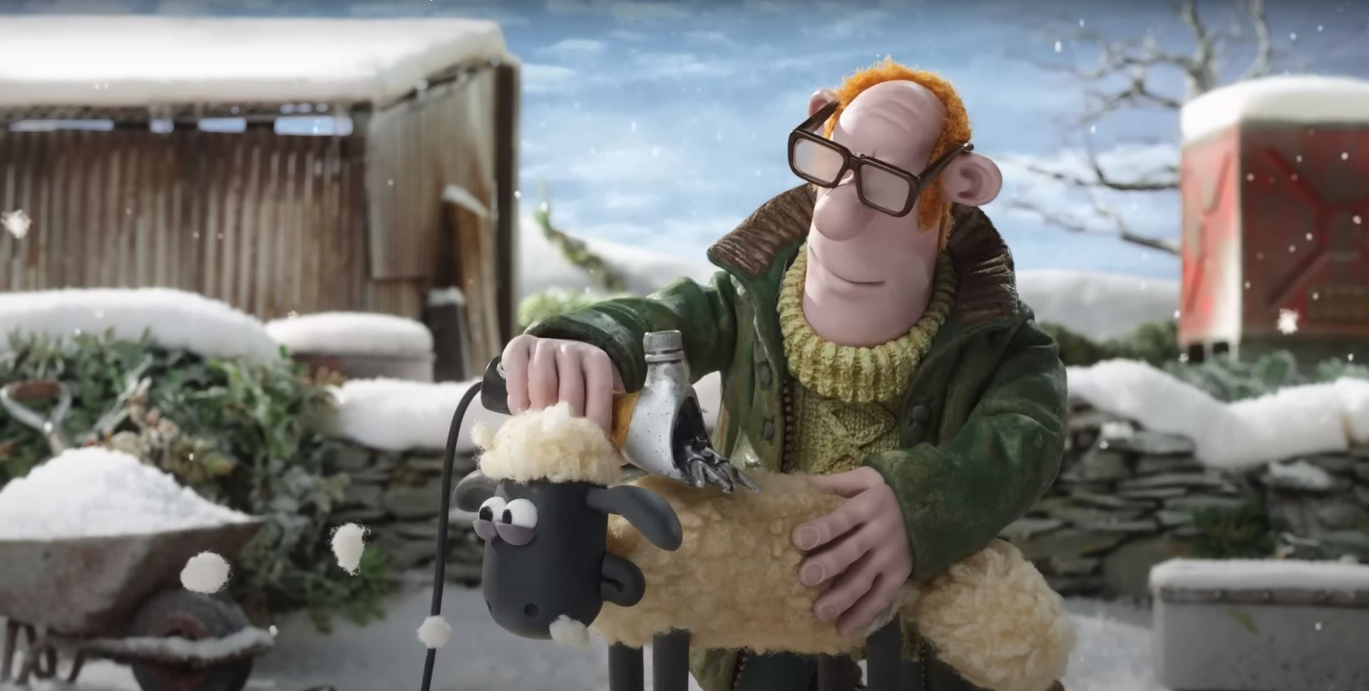 Barbour Christmas Ad 2023 : Shaun the Sheep x Baa-bour - DAILY COMMERCIALS